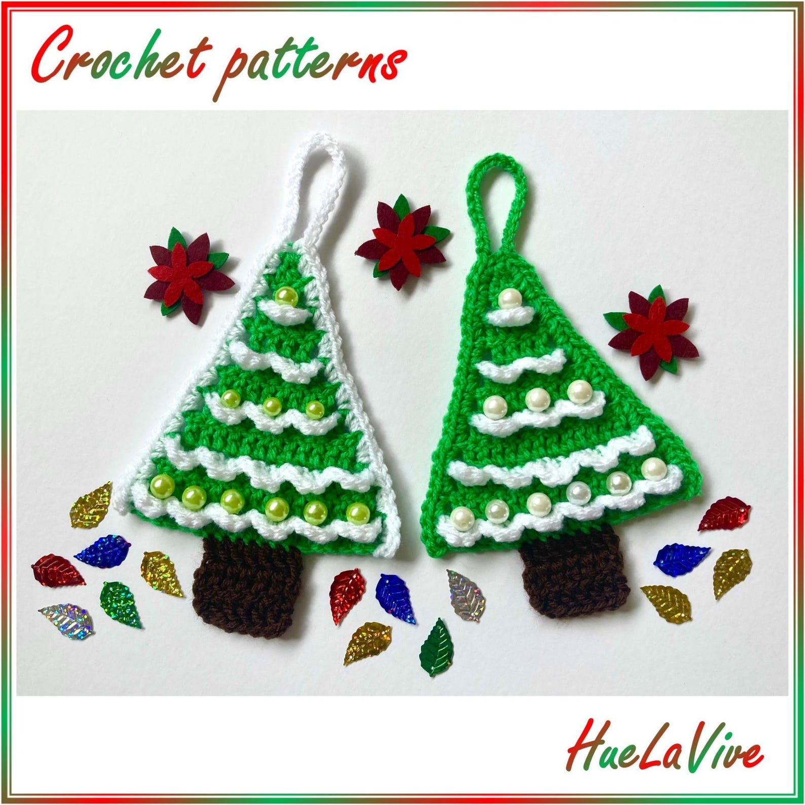 Christmas Crochet Patterns Bundle**crochet Xmas Hanging Ornaments ...