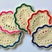 Oval Coaster Crochet Pattern/pdf File With Step by Step Photo Tutorial ...