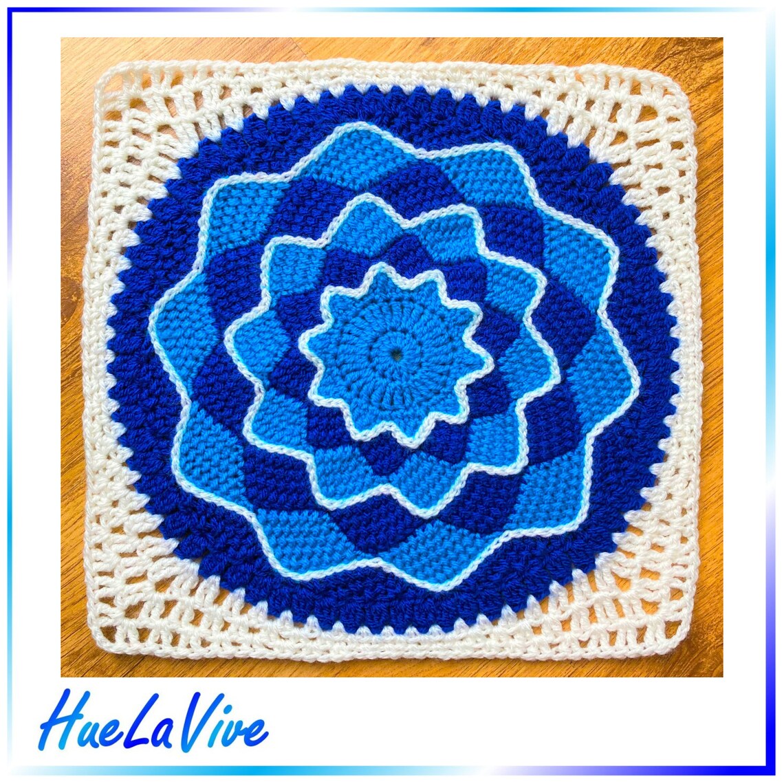 Tunisian Crochet Square Pattern For: Blanket, Afghan, Bag/pdf With Step ...