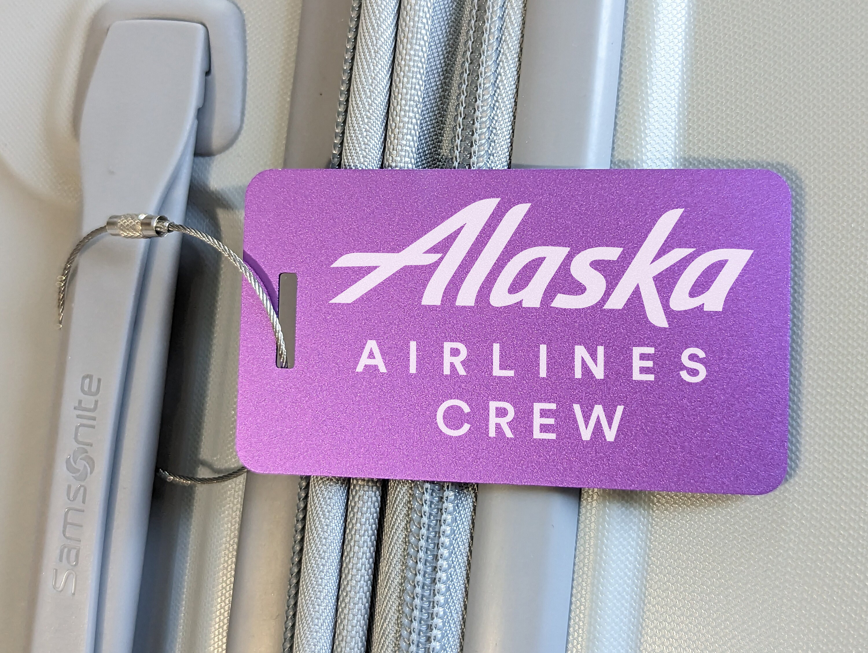 Alaska Airlines Crew Tag for Luggage, Flight Bag Great Gift for Pilots ...