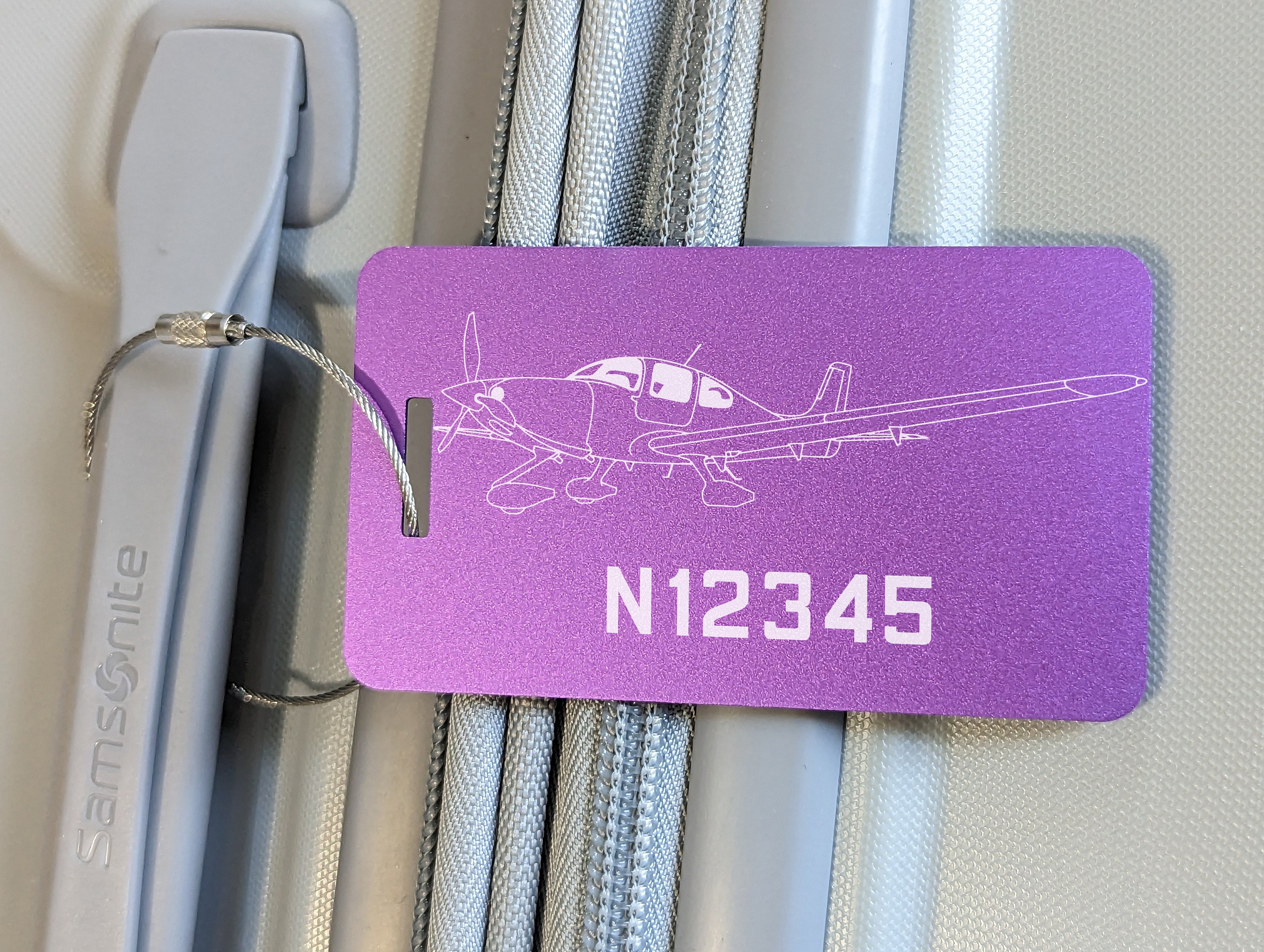 Custom Oblique View Cirrus SR-22 Tag for Luggage Flight Bag - Etsy