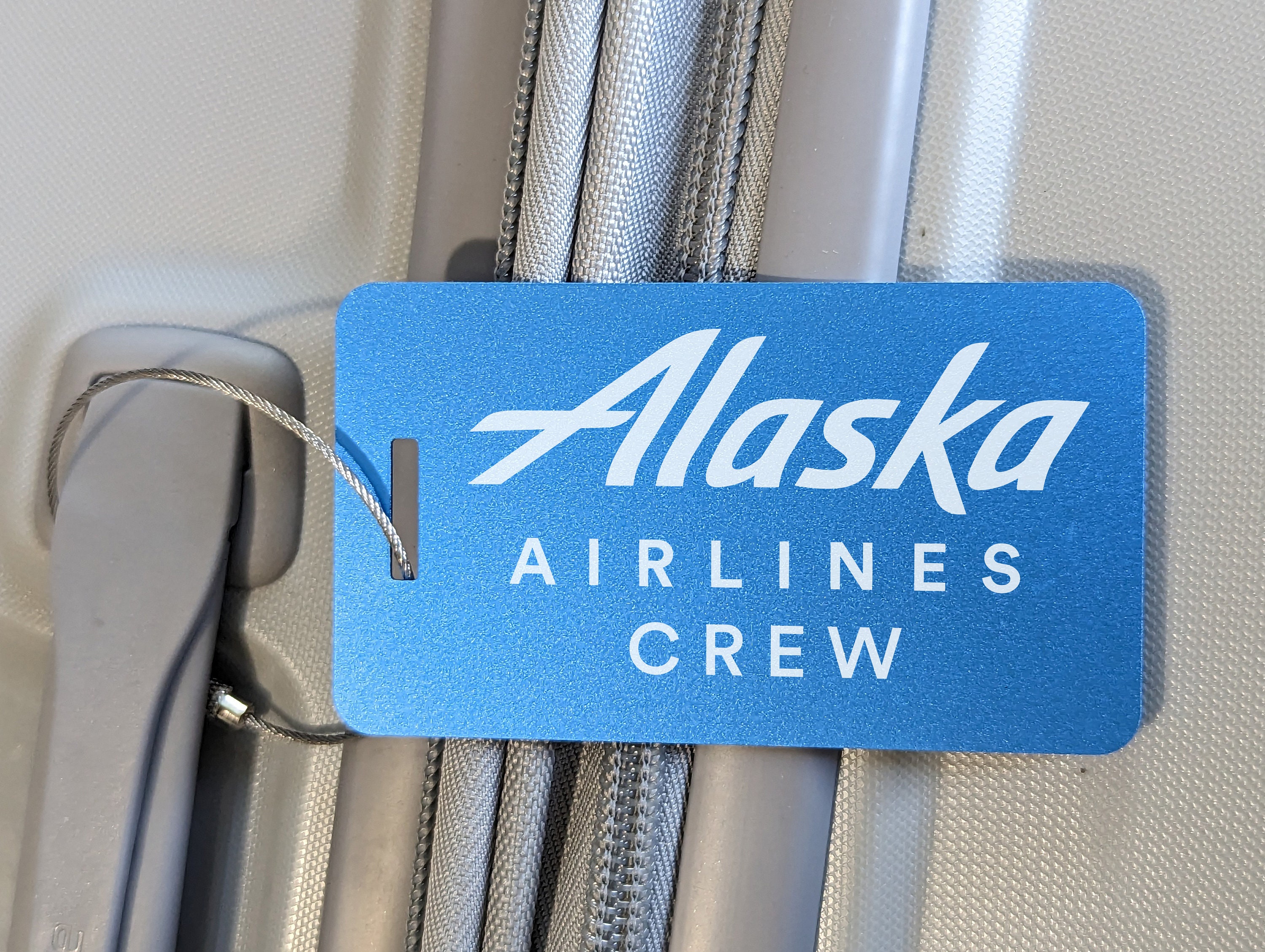 Alaska Airlines Crew Tag for Luggage, Flight Bag Great Gift for Pilots ...