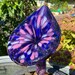 Outdoor Water Fountain Spitter Glass Yard Art Glass Flower - Etsy