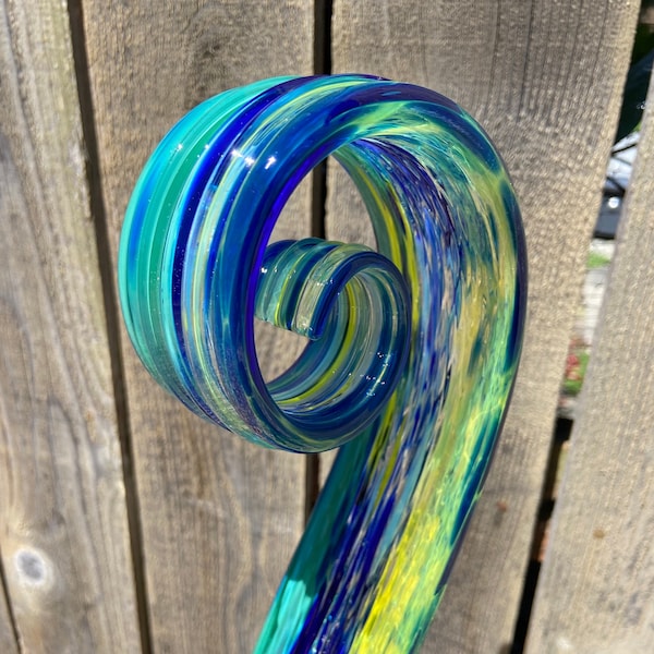 Glass Garden Stakes - Etsy