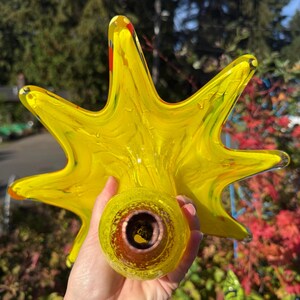 Blown Glass Flower, Outdoor Fountain, Water Spitter, Father and Son ...