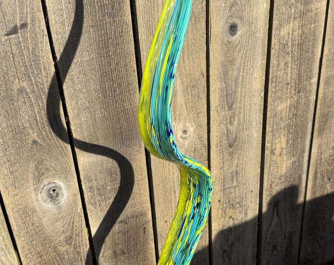 Glass Garden Art, Glass Garden Stakes, Father and Son Glass - Etsy