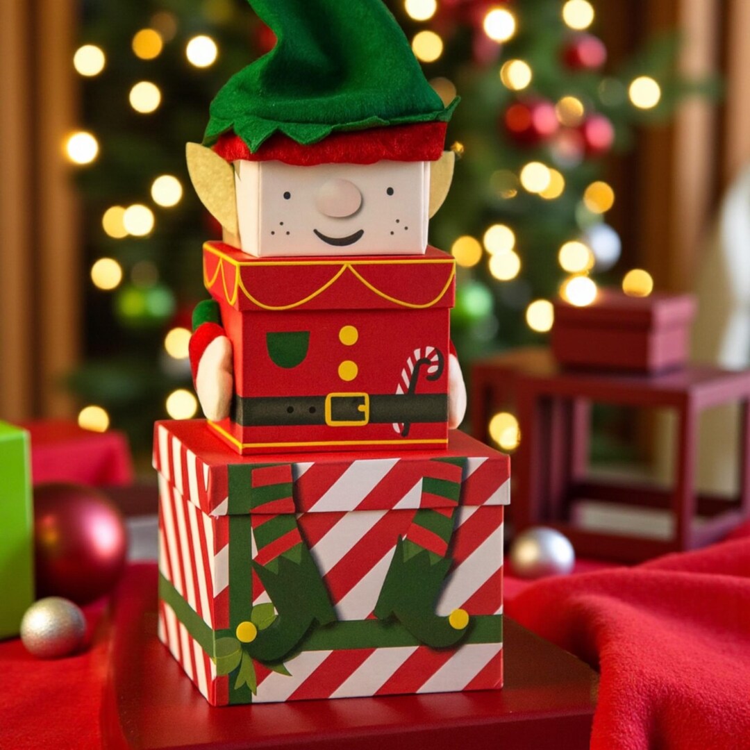 Snowman Stacking Boxes / or Christmas Grotto House With Legs Out the ...