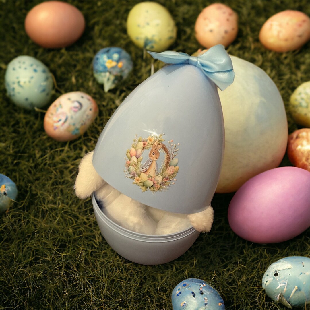 Filled Gift Eggs / Easter /large Eggs Flopsy or Peter Rabbit or a Bunny ...