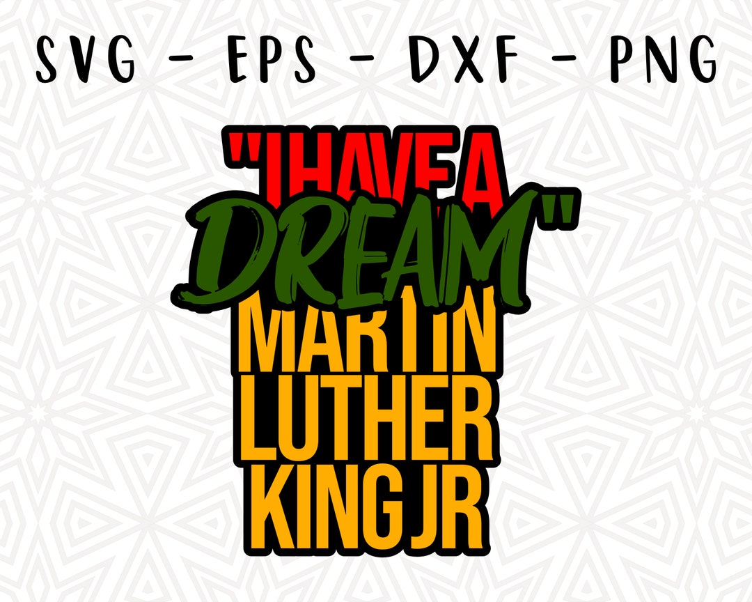 I Have a Dream Martin Luther King Jr Vinyl Hustle Hard African American ...