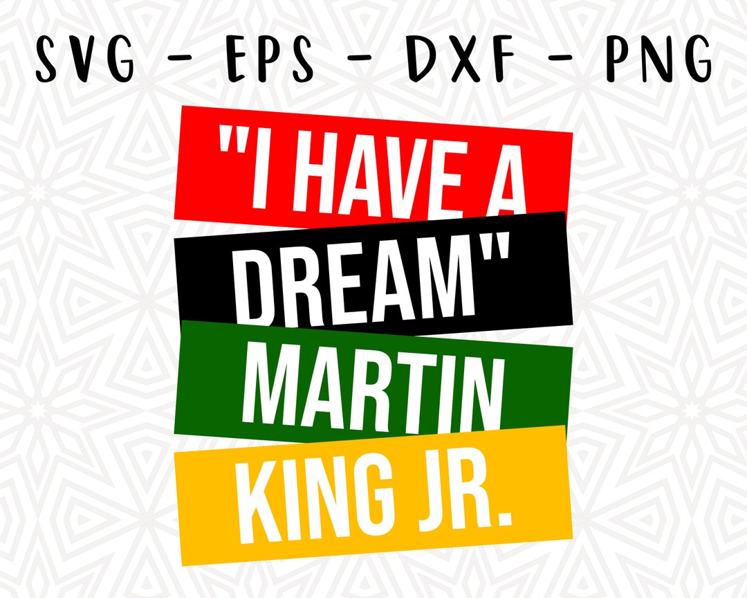 I Have a Dream Martin Luther King Jr Vinyl Hustle Hard African American ...