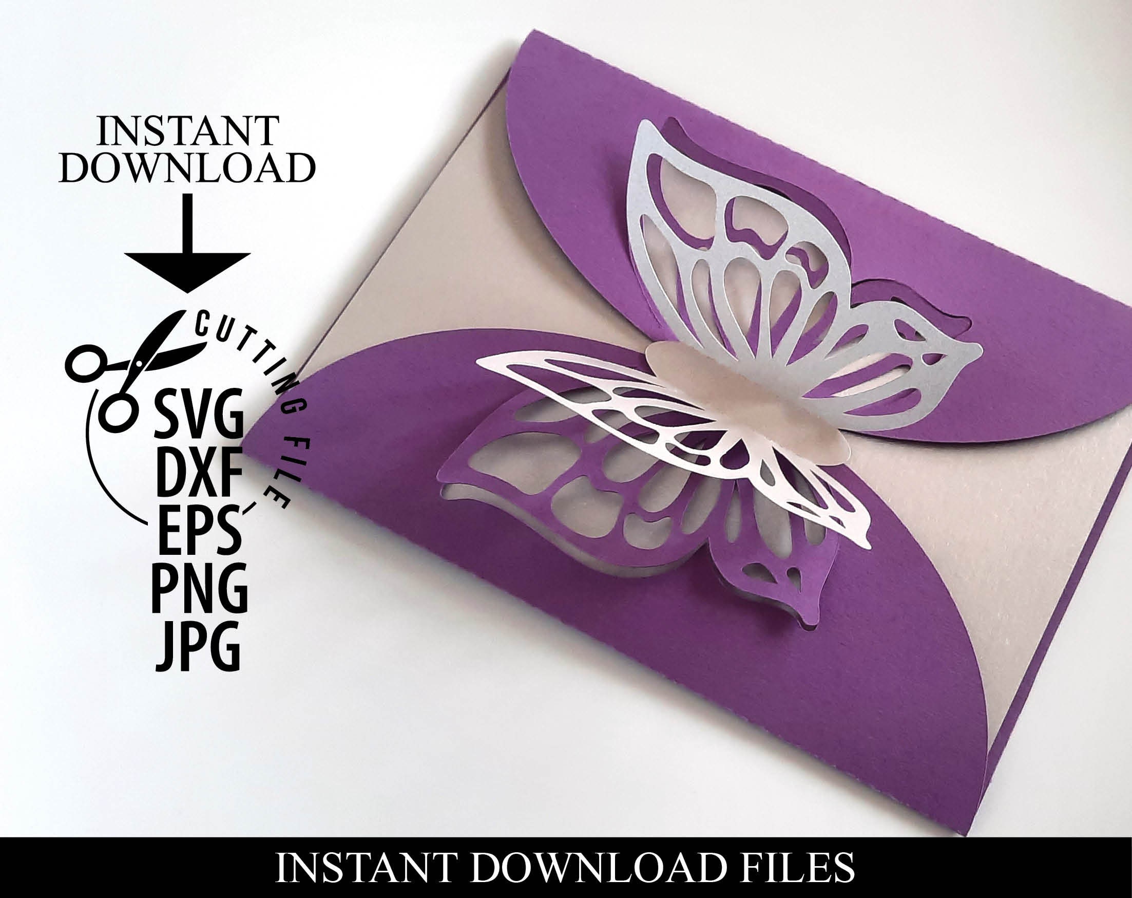 3D Card SVG Cut Butterfly Card SVG Pop up Butterfly 3D SVG - Etsy