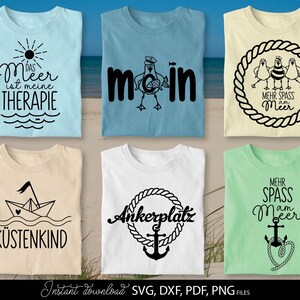 German Nautical Bundle - Moin Plotterdatei - Leuchtturm Svg - Maritim Svg - Nautical Clipart ...