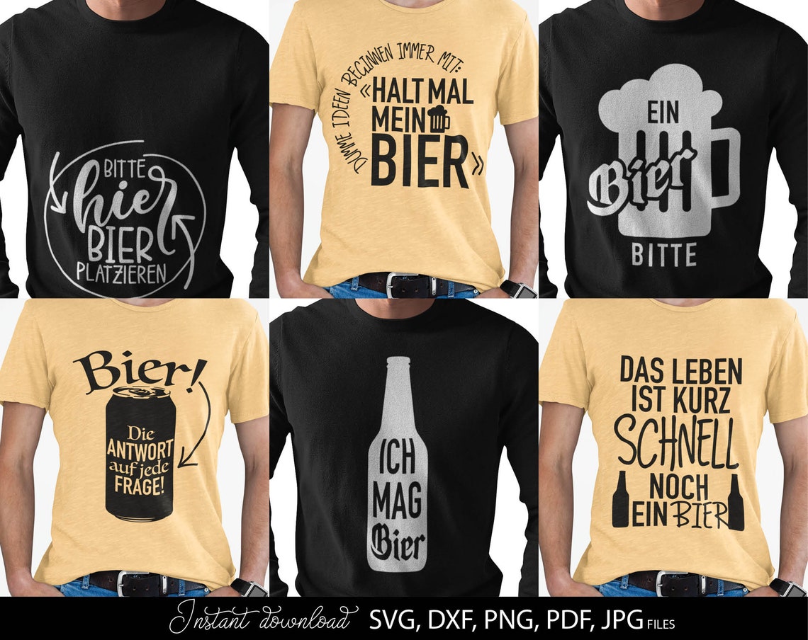 German Plotter File Sayings Bier Beer Lover Quotes Svg Png - Etsy
