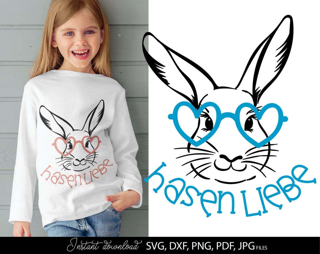 Deutsch Ostern Plotterdatei svg dxf png Osterhasenherz Plottdatei hasen liebe Cricut download ...