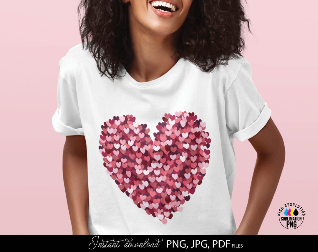Valentines Day Png Jpg Pdf Sublimation Heart Design Heart - Etsy