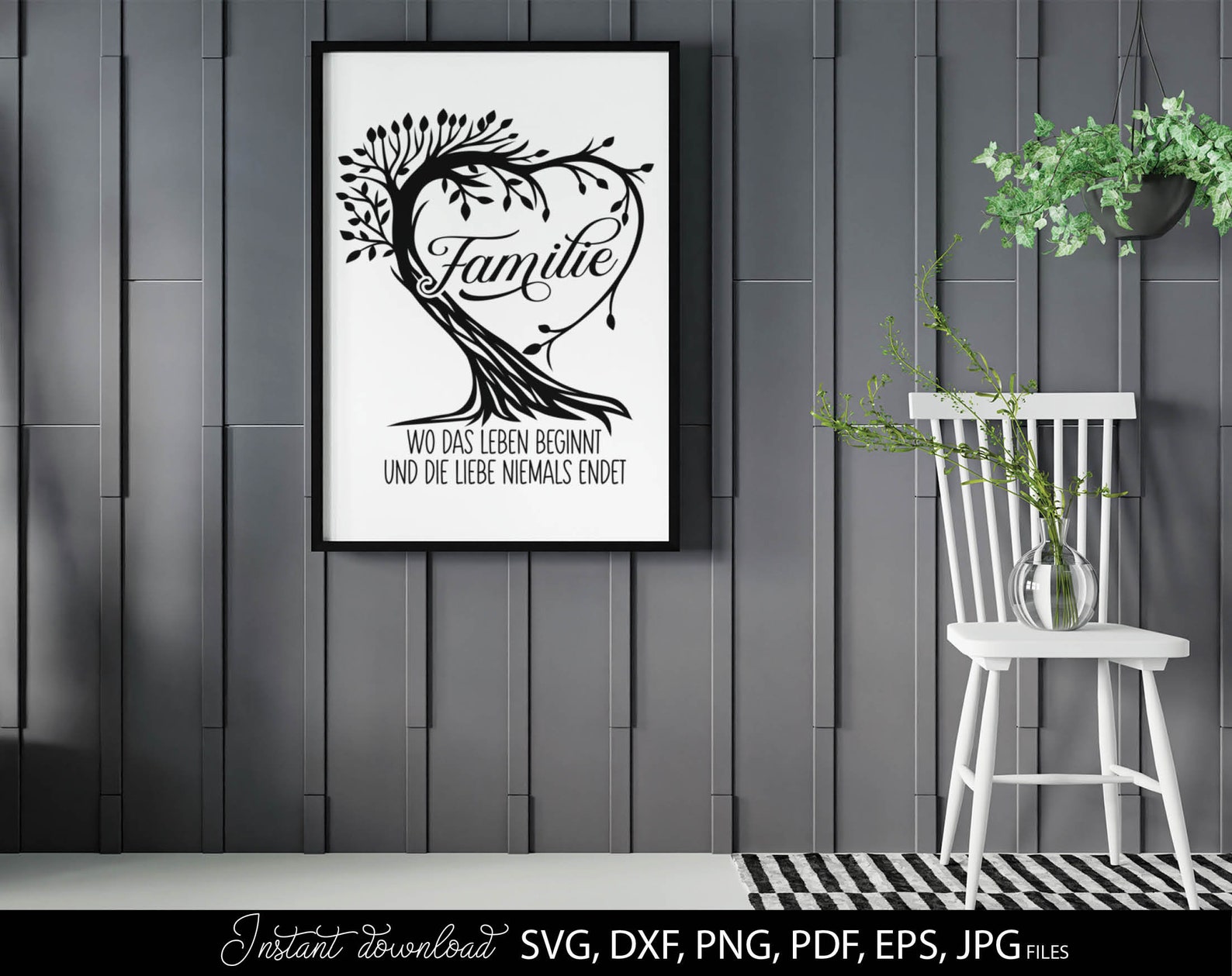 Family Tree of Life Plot File Svg Png German Tree of Life - Etsy