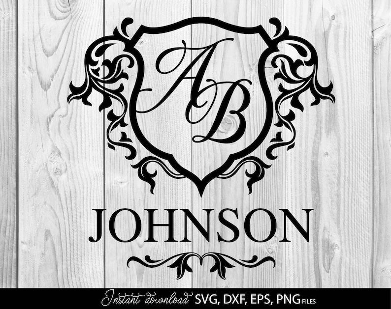 Monogram SVG Bundle Family Name Sign SVG Last Name SVG - Etsy