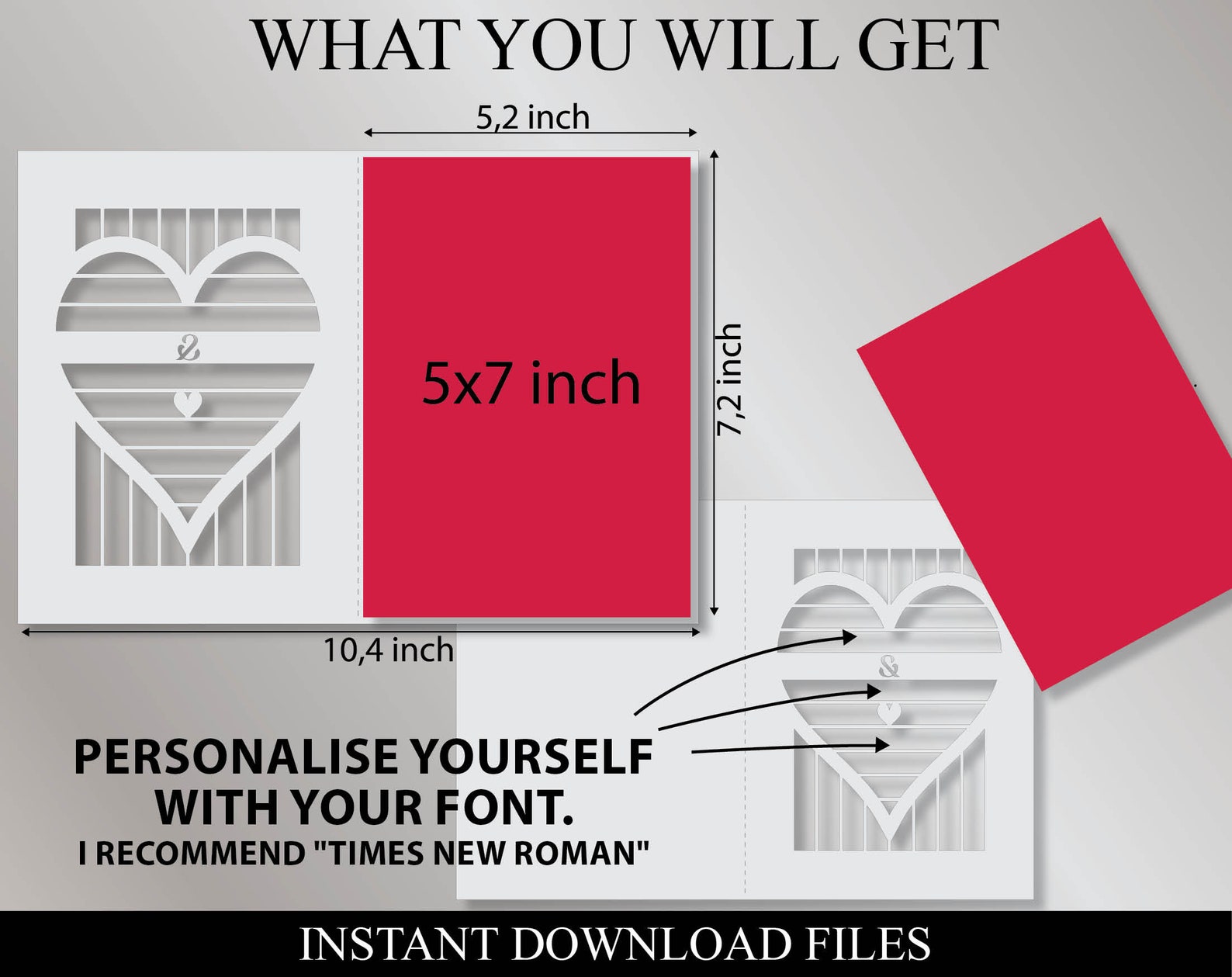 SVG Wedding Card Personalized Papercut Wedding Card SVG - Etsy