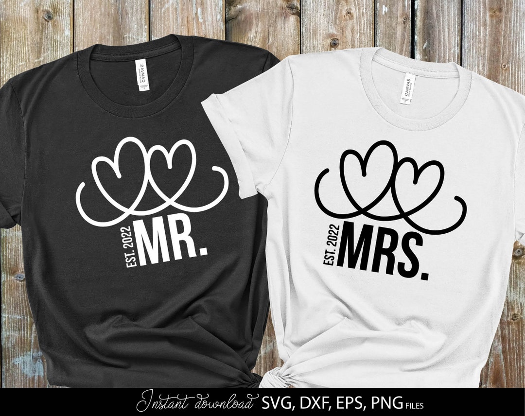 Mr and Mrs SVG | Wedding Spilt Monogram SVG | Wedding Welcome Sign SVG ...