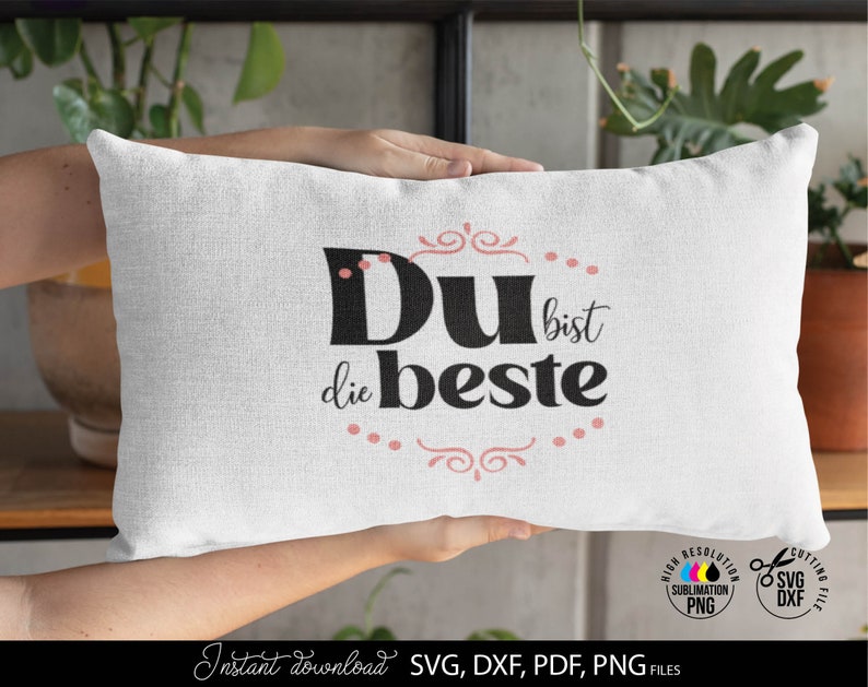 German Plotter File SVG PNG DXF Bundle Beste Freundin Svg - Etsy