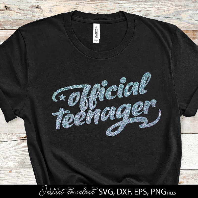 Official Teenager Svg - Etsy