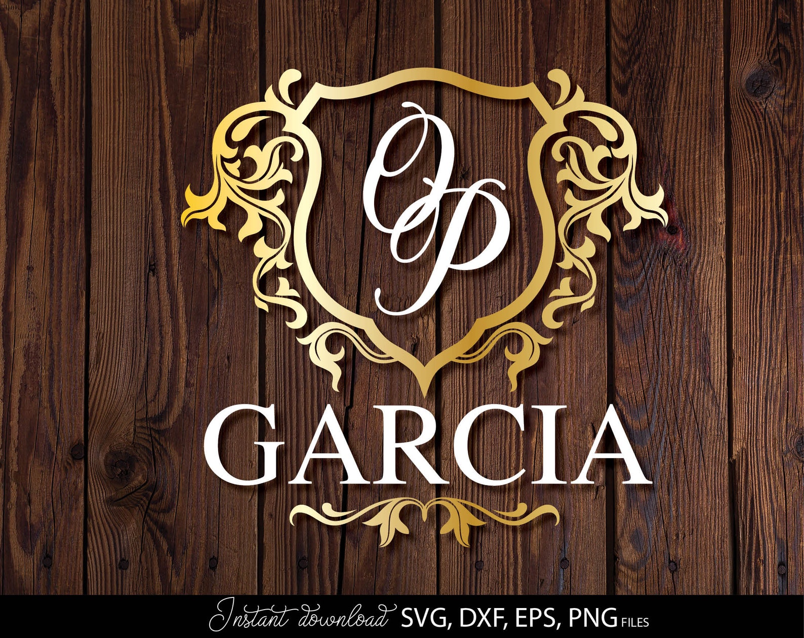 Monogram SVG Bundle Family Name Sign SVG Last Name SVG - Etsy