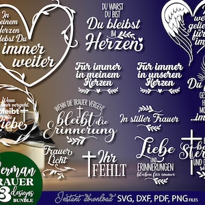 Plotterdatei Trauer Abschied Svg Png Beerdigung Svg Png Plotterdatei Trauer Svg Png Deutsche ...