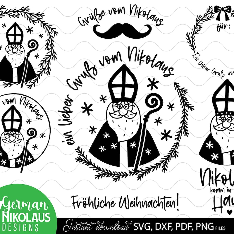 Plotterdatei nikolaus - Etsy.de