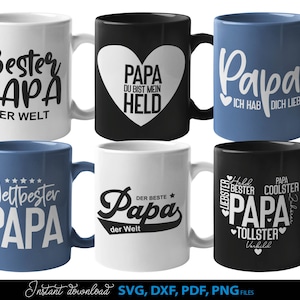 German Papa Plotter File SVG | Liebling Papa Heart SVG | Die Beste Papa ...