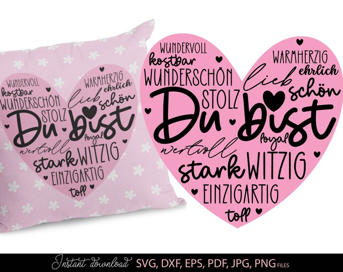 Plotterdatei "Herzschlag-NähMa" - Etsy.de