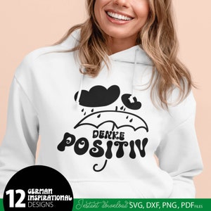 German Motivational Quotes Plotter File SVG PNG DXF | German Saying Svg ...