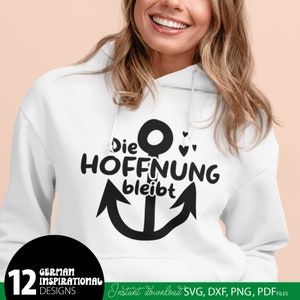 German Motivational Quotes Plotter File SVG PNG DXF | German Saying Svg ...