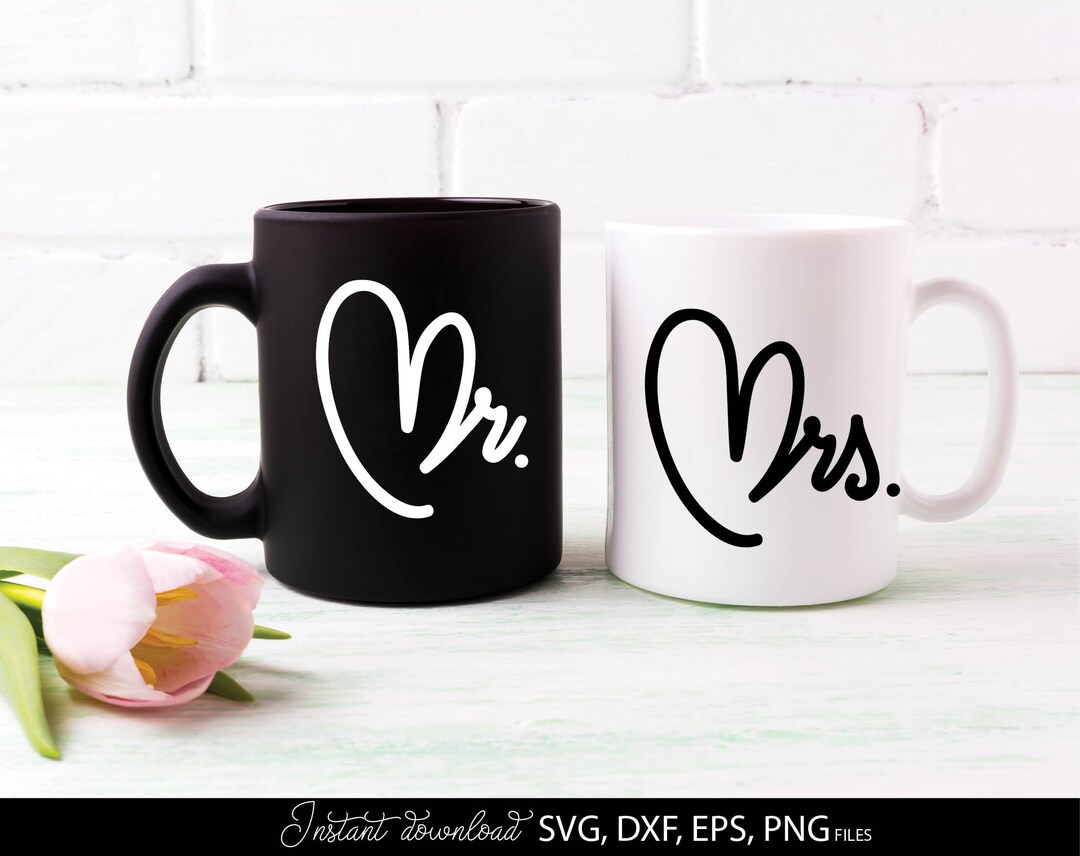 Sr. y Sra. SVG / Sr. y Sra. Sign SVG / Recién casados SVG / Camisas de ...