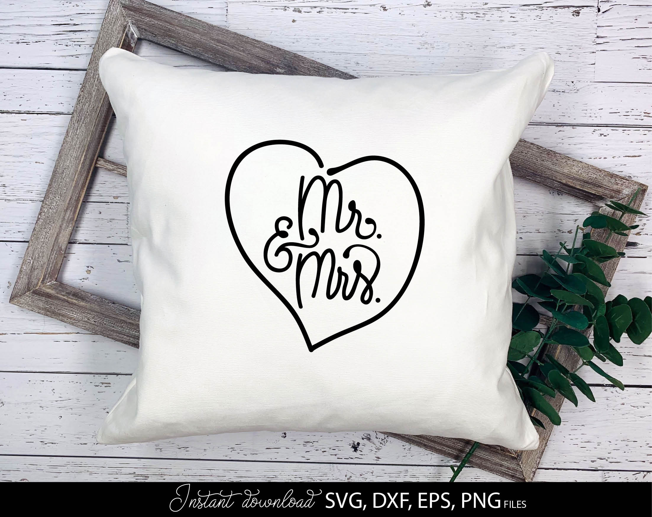 Mr and Mrs SVG Mr and Mrs Sign SVG Mr and Mrs Monogram SVG - Etsy