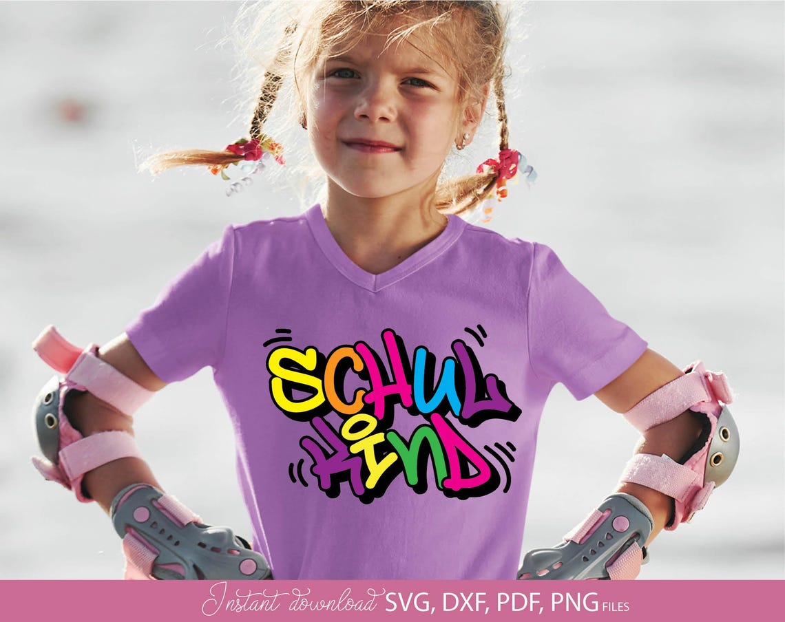 German First Day of School SVG PNG: Schulkind Cricut & Plotter Files ...