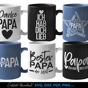 German Papa Plotter File SVG | Liebling Papa Heart SVG | Die Beste Papa ...