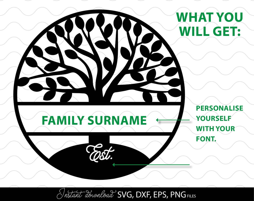 Family Tree SVG PNG, Family Reunion SVG, Family Tree Cricut, Tree of ...