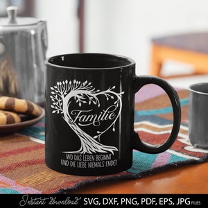 Family Tree of Life Plot File Svg Png German Tree of Life Familie Tree ...