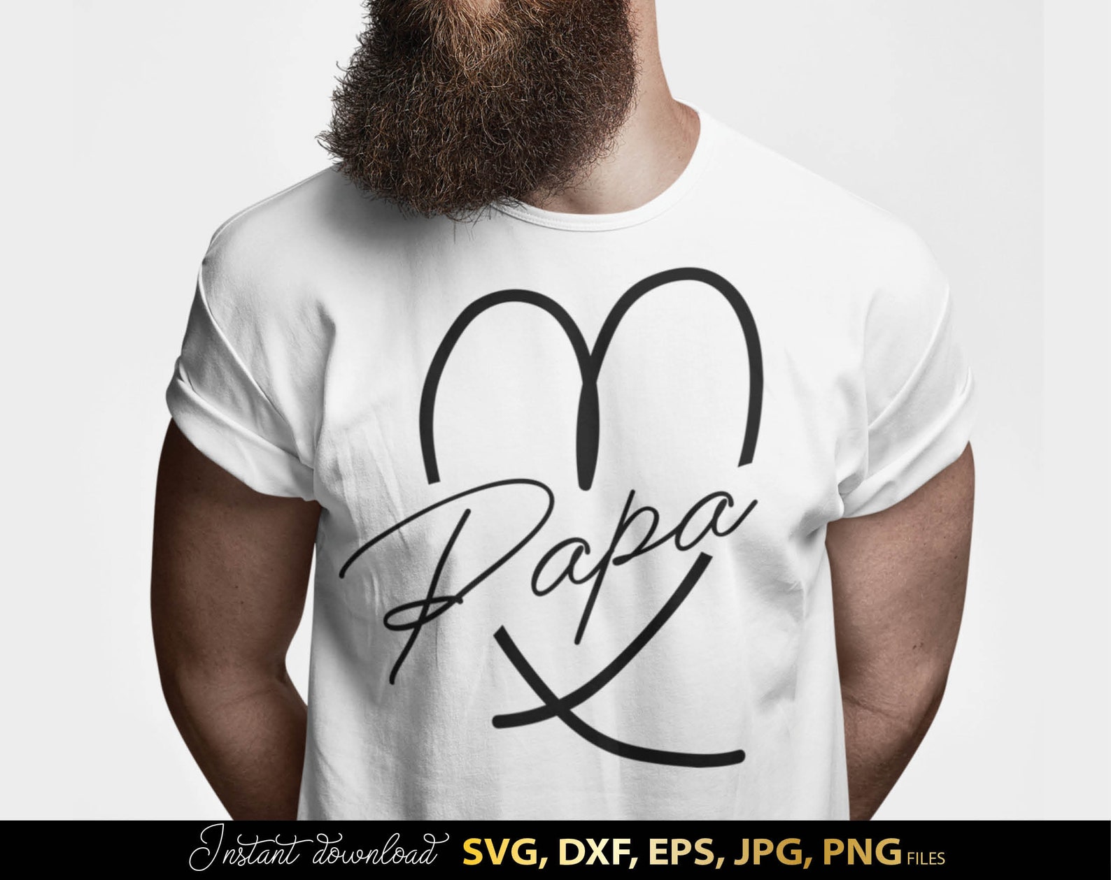 German Papa Plotter File SVG Liebling Papa Heart SVG Die - Etsy