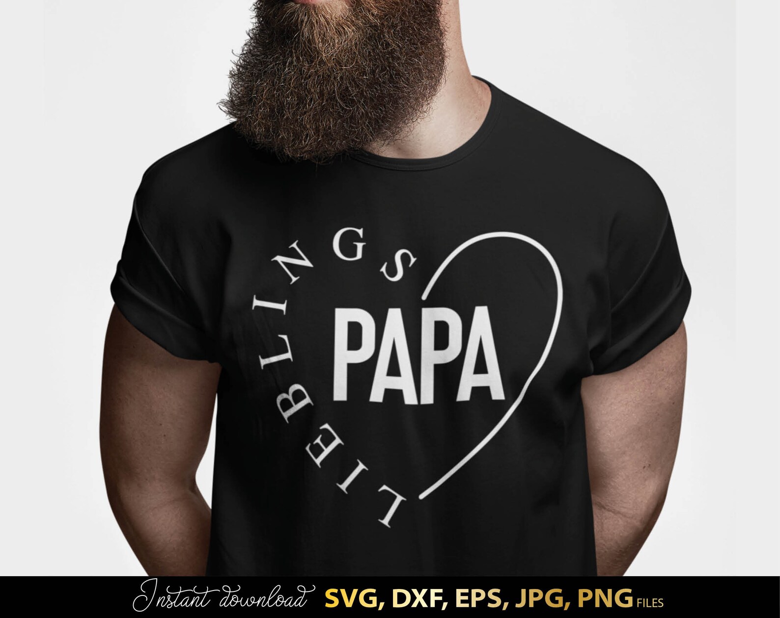 German Papa Plotter File SVG Liebling Papa Heart SVG Die - Etsy