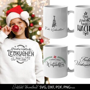 Frohe Weihnachten Plotter File SVG, PNG, DXF, Pdf | Weihnachten Svg ...