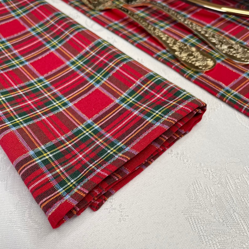 Christmas Table Runner Tartan/ Custom Table Runner/ Scottish Table ...