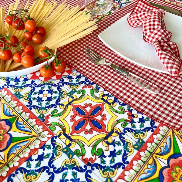 Italian Tablecloth - Etsy