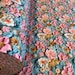 3D Fabric With Flowers/whimsical 3D Floral Fabric: Perfect for Creative ...