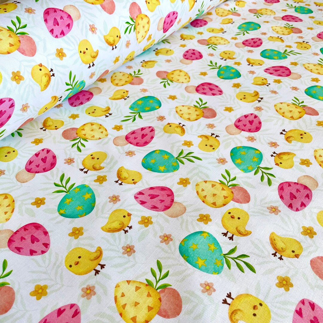 Baby Chicks Fabric 110/easter Cotton Fabric Home Textile/easter ...