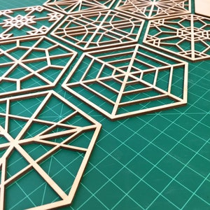 Japanese Kumiko Coasters Digital Bundle B: Set of 12 Designs, Plus 1 ...