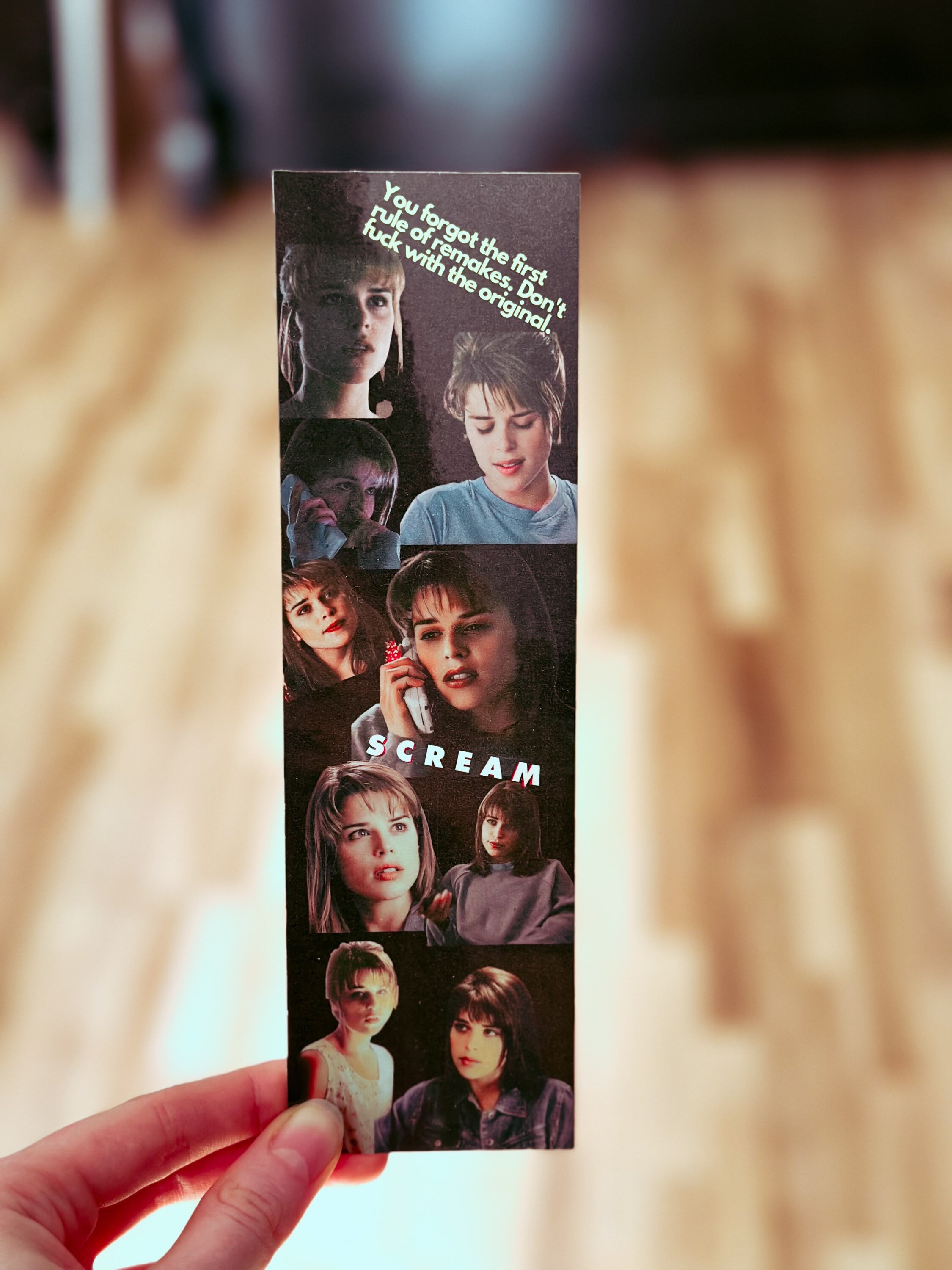 Scream Movie Bookmark, Sidney Prescott Bookmark - Etsy