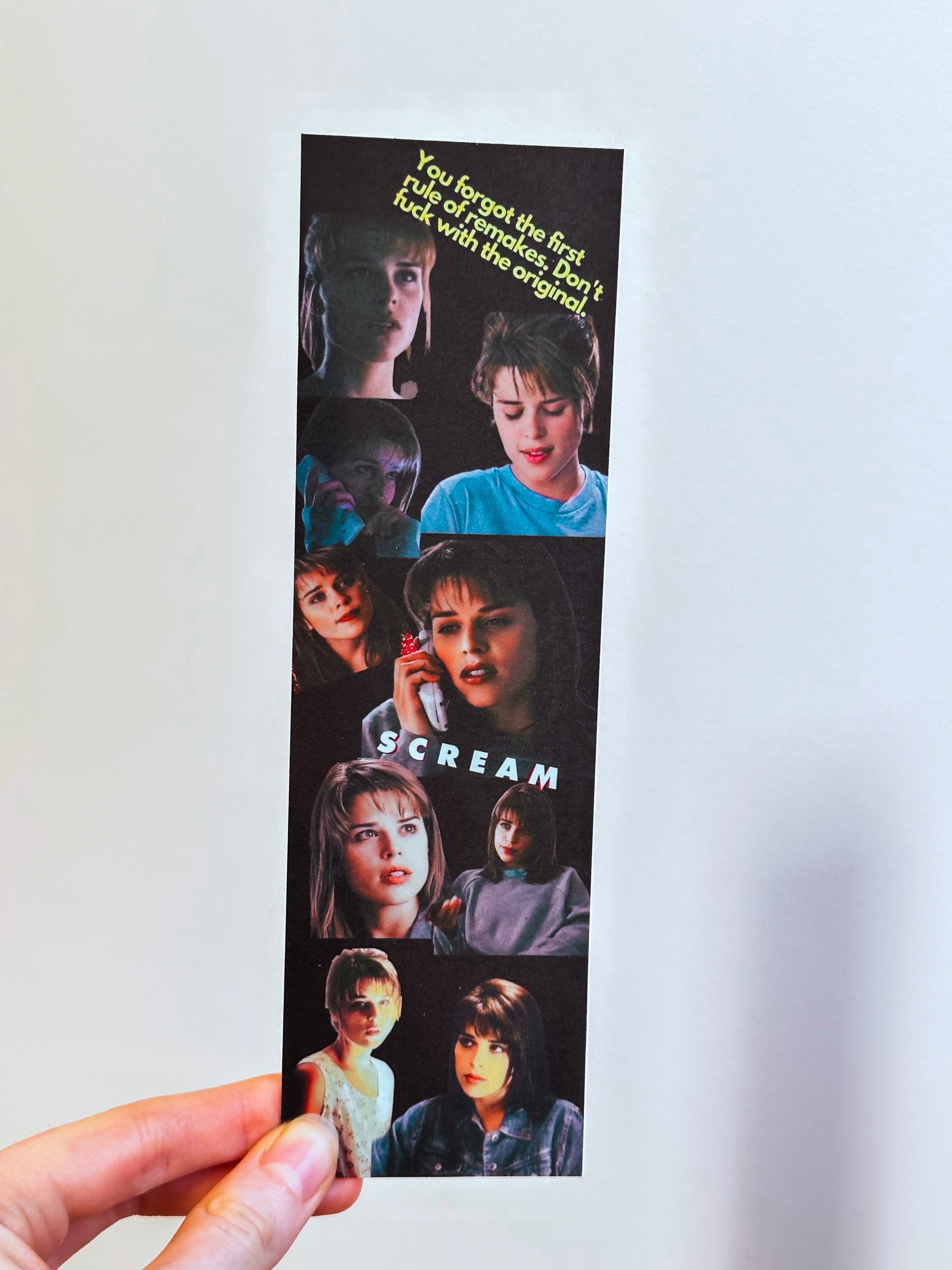 Scream Movie Bookmark, Sidney Prescott Bookmark - Etsy