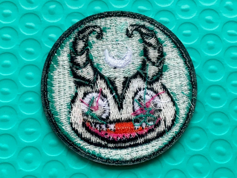 Isolation Monster MANIA Embroidered Patch 6cm - Etsy