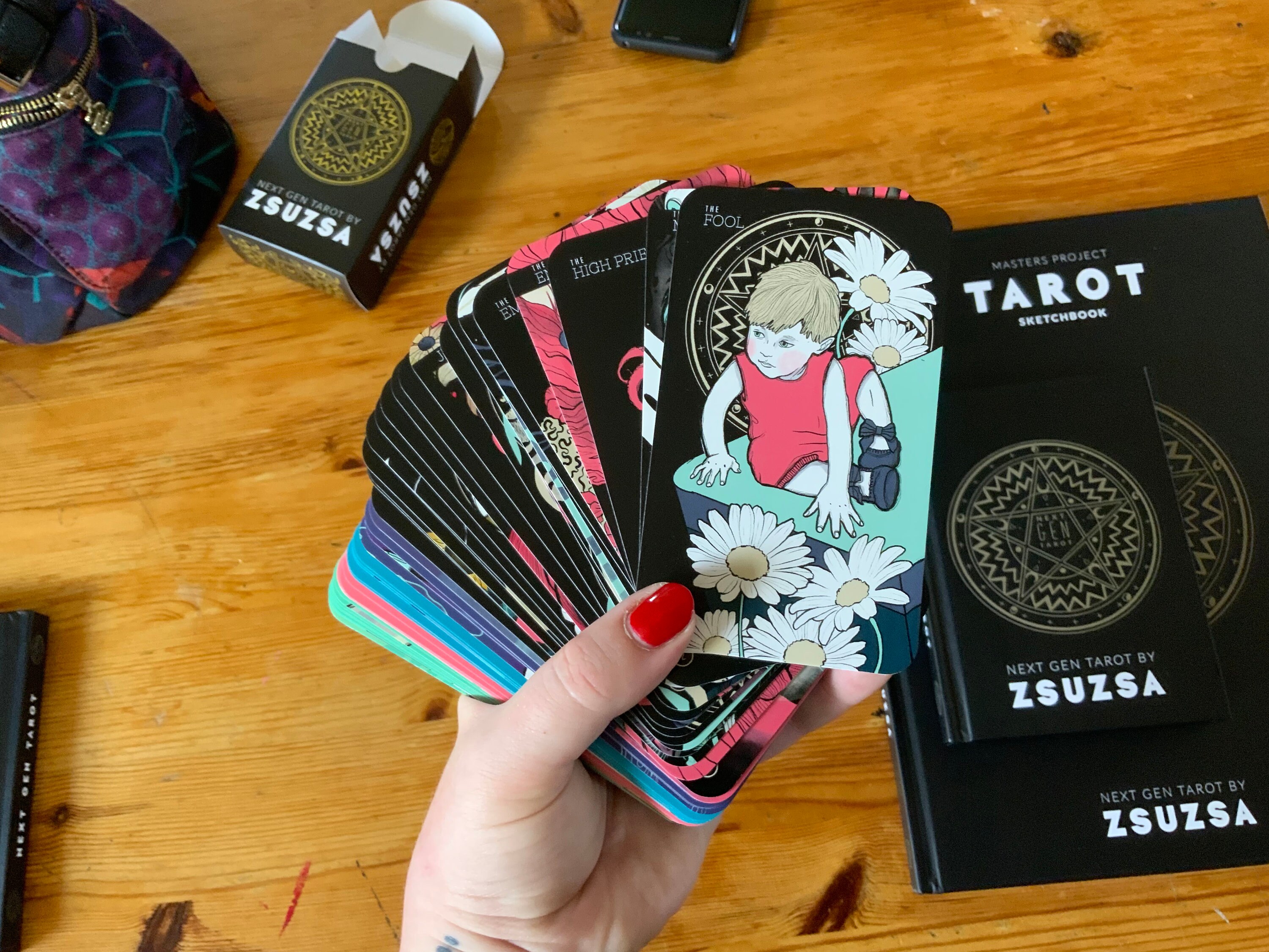 Next Gen Tarot Full 78 Card Deck in Tuck Box With Gold Ink - Etsy